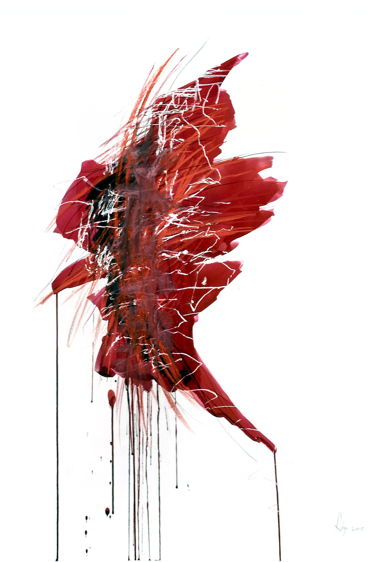 Red Series - Robyn Denny Art