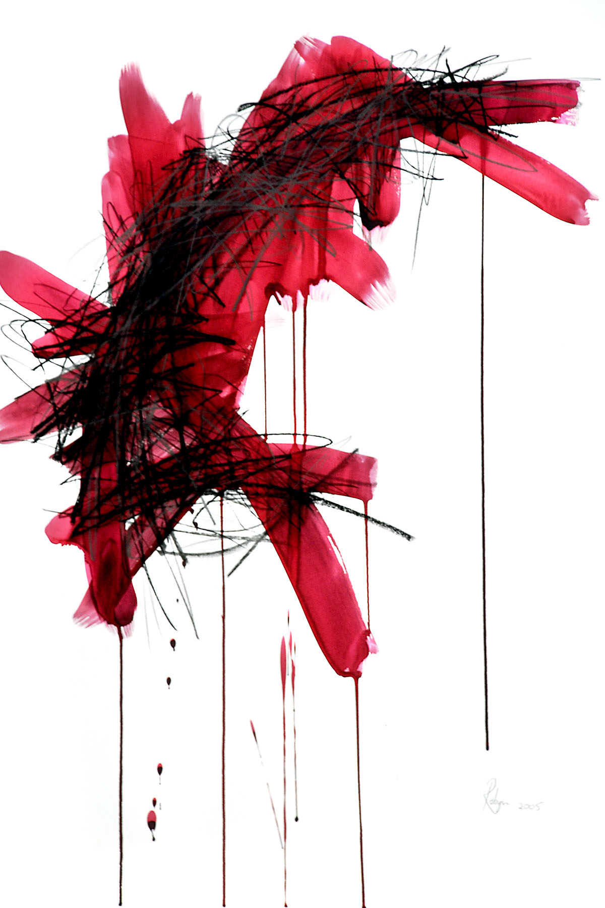 Red Series - Robyn Denny Art