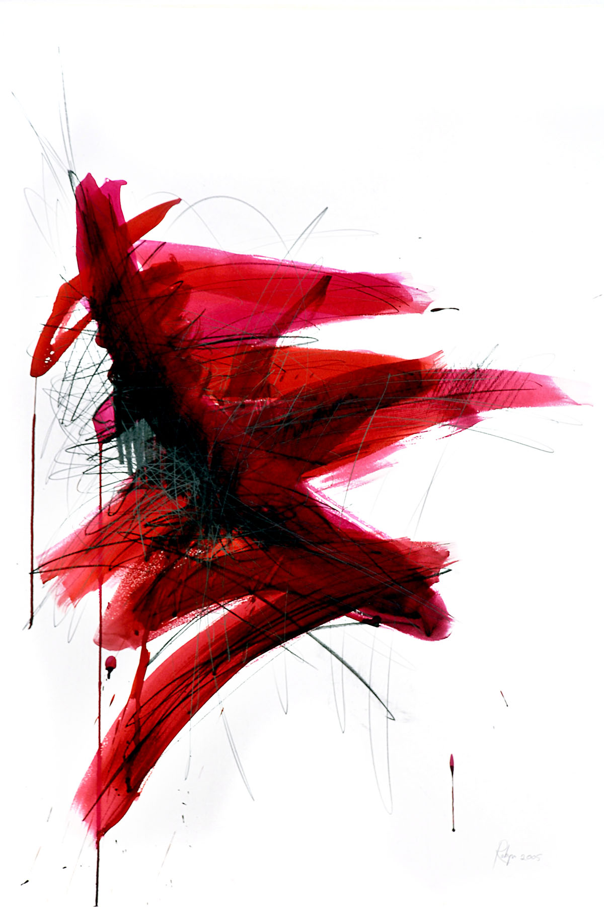 Red Series - Robyn Denny Art
