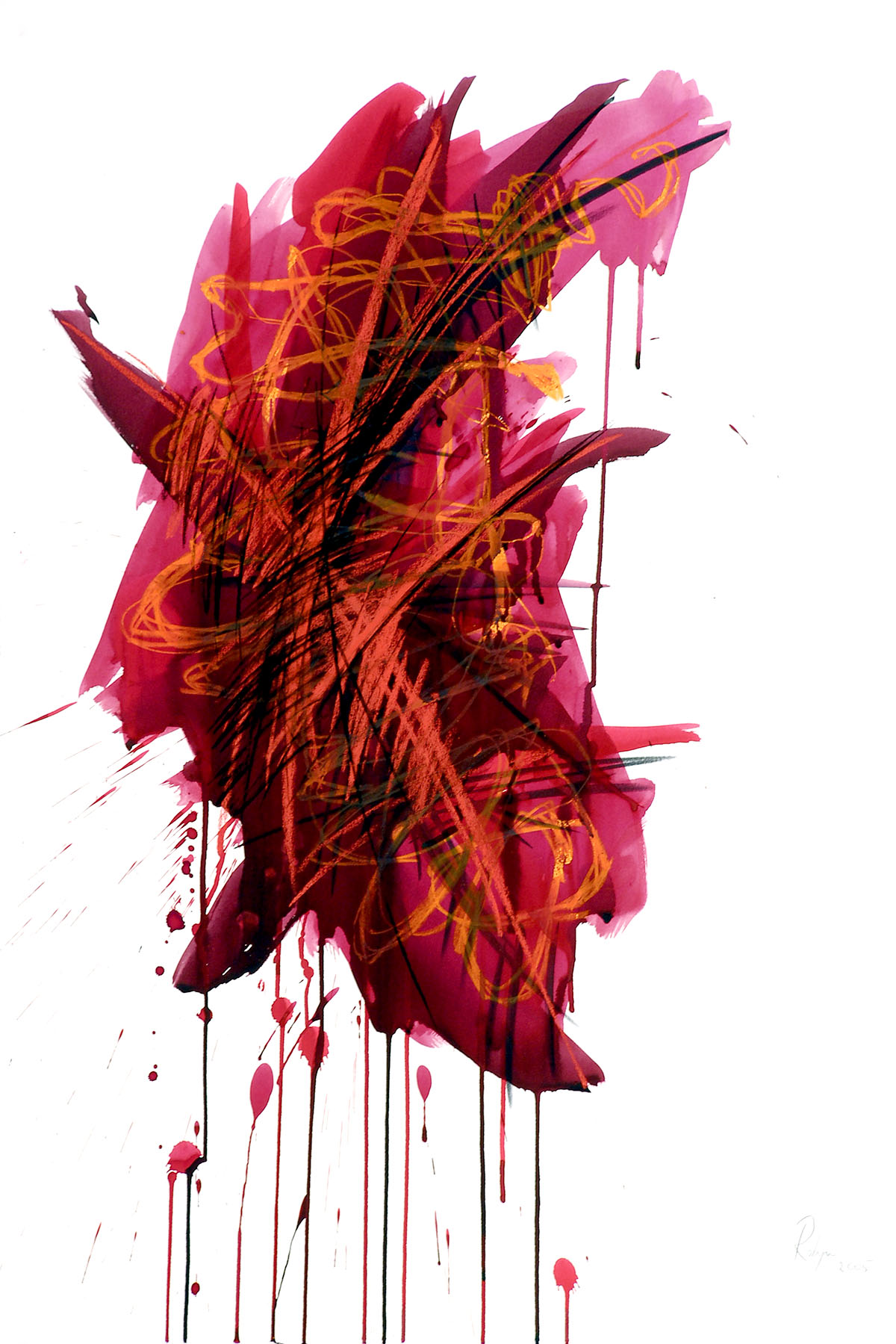 Red Series - Robyn Denny Art